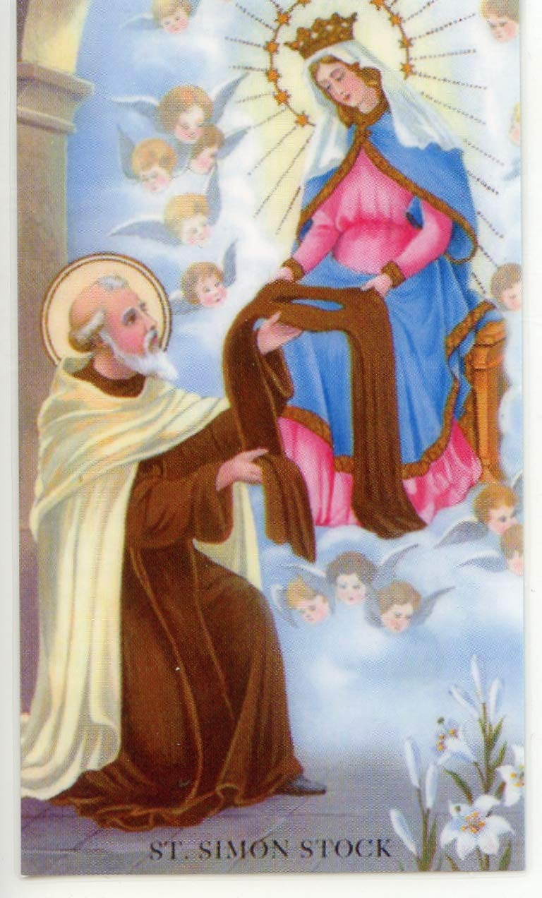 St. Simon Stock holy card - laminated - Pack of 25 - Walmart.com