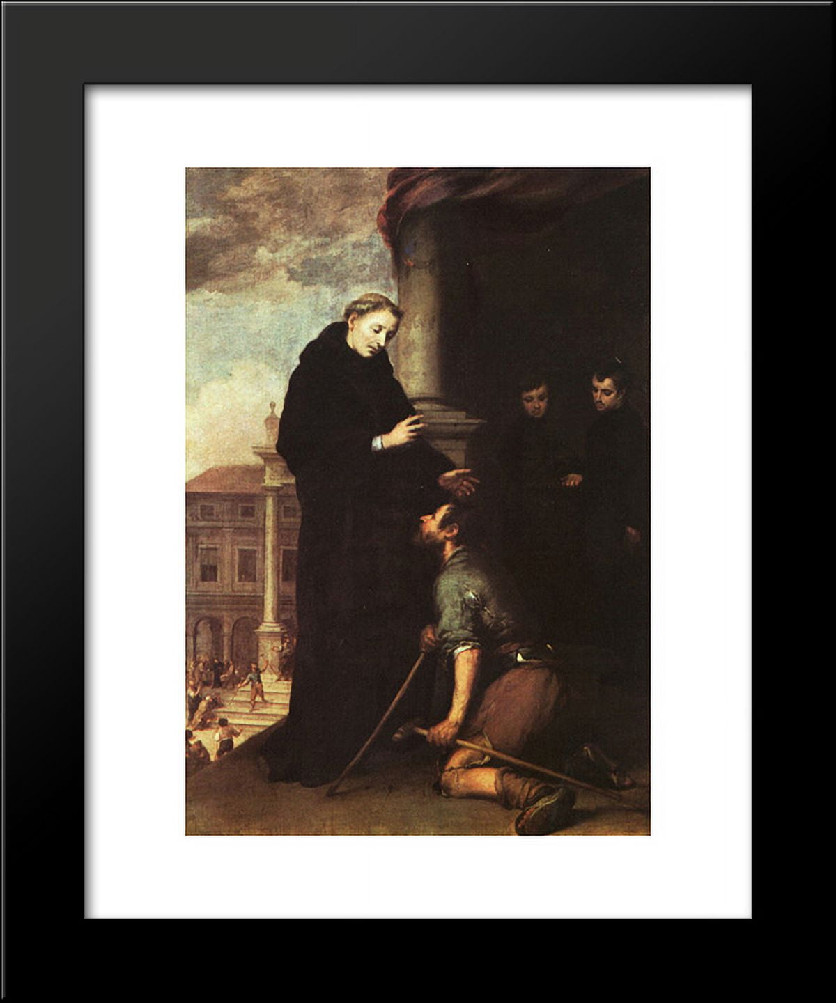 St. Thomas of Villanueva Distributing Alms 20x24 Framed Art Print by ...