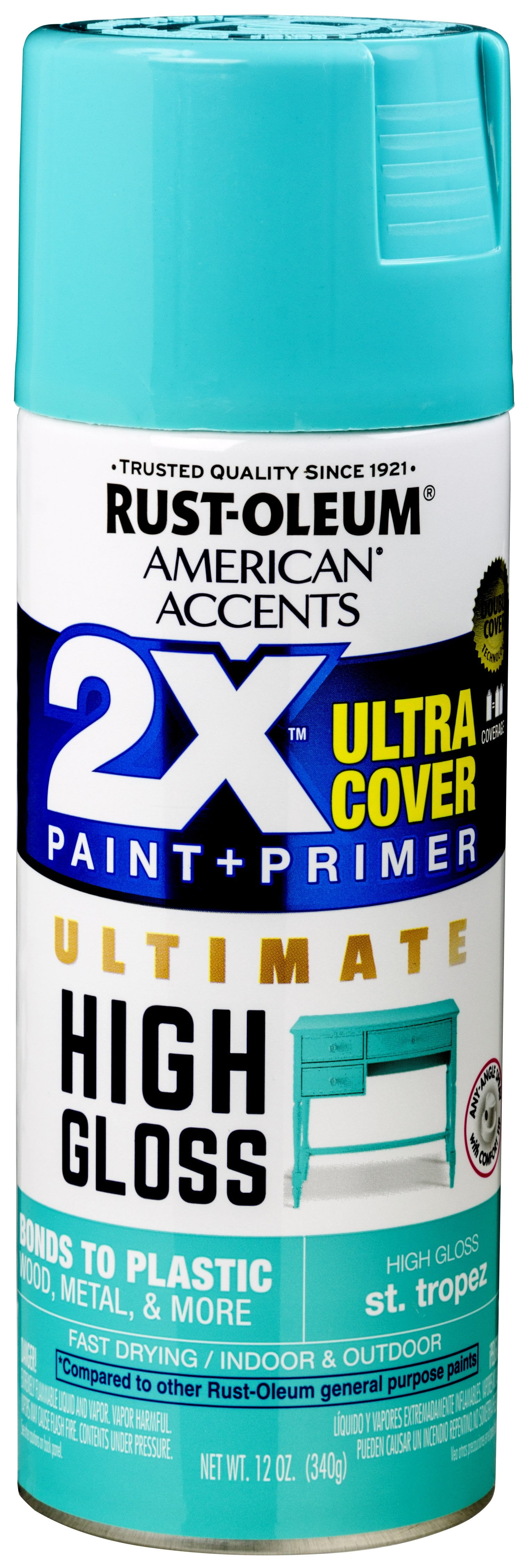 St. Tropez, Rust-Oleum American Accents Ultra Cover 2X Ultimate High ...