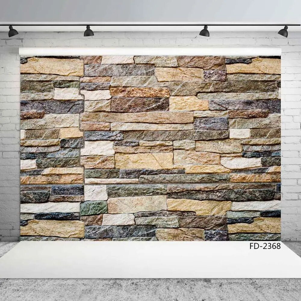 St Wall Backdrop Rock Brick Wall Scenery Photocall Newborn Baby Young ...