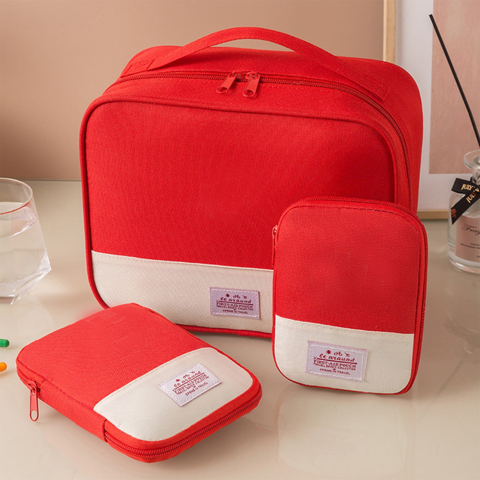 StSilkitty 3 Piece Portable Storage Bag Set for Family Travel Stable ...