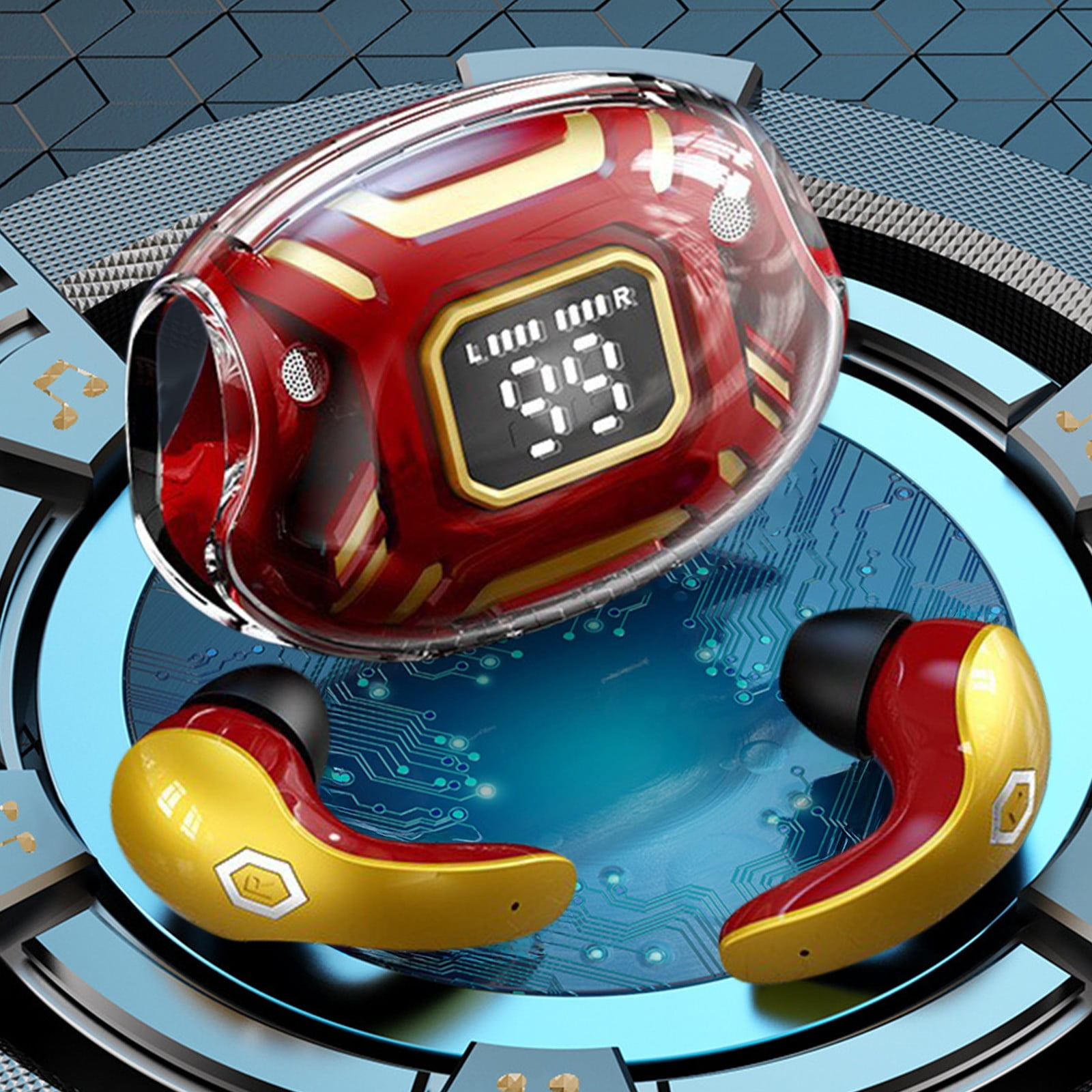 StSilkitty Bluetooth 5.3 Wireless Earphones Long Range Sports In Ear ...