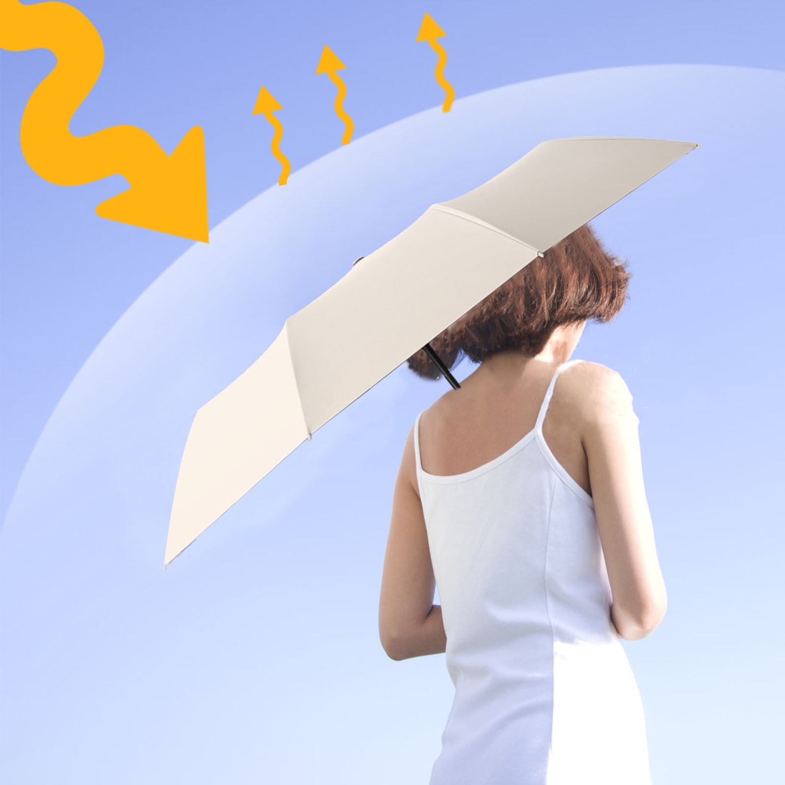 StSilkitty Fully Automatic Folding Sunscreen Umbrella with Reinforced ...