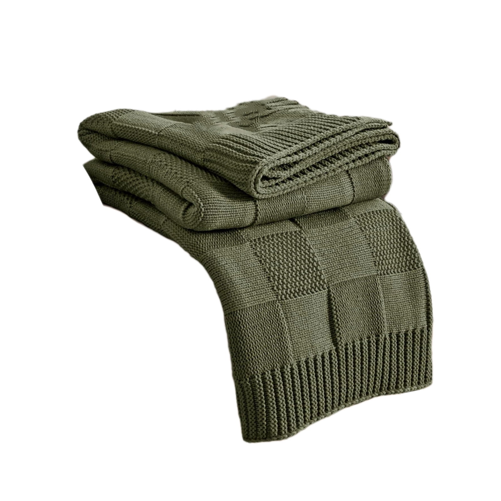 StSilkitty Knitted Boho Cozy Acrylic Blanket for Sofa Bed Office ...