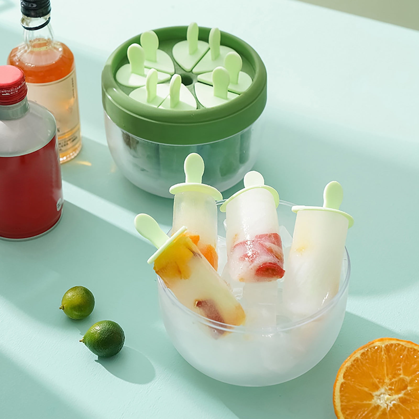 StSilkitty Mini Ice Cream Maker Molds with Easy Release Cover for ...