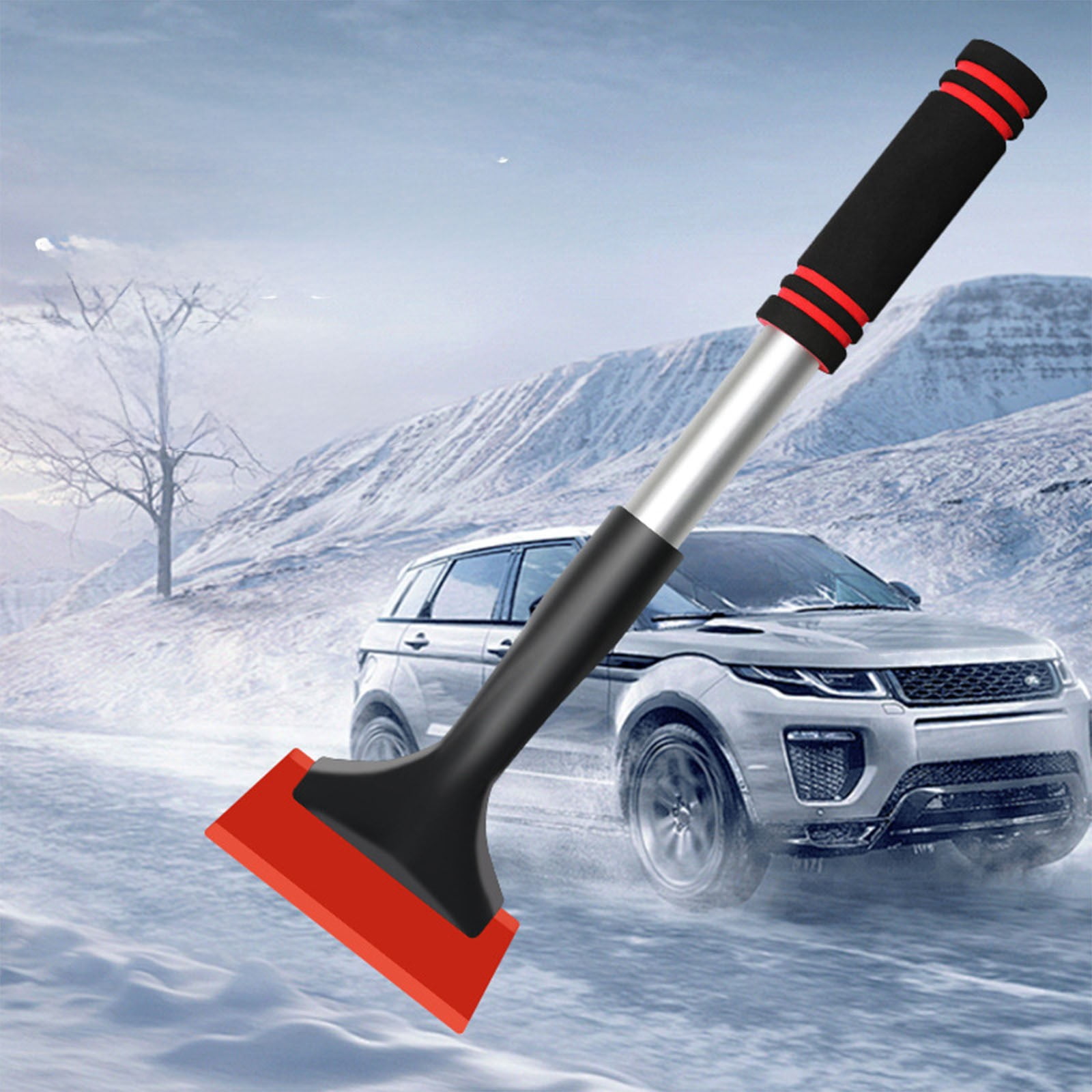 StSilkitty Multi Functional Car Snow Shovel with Ergonomic Handle for ...