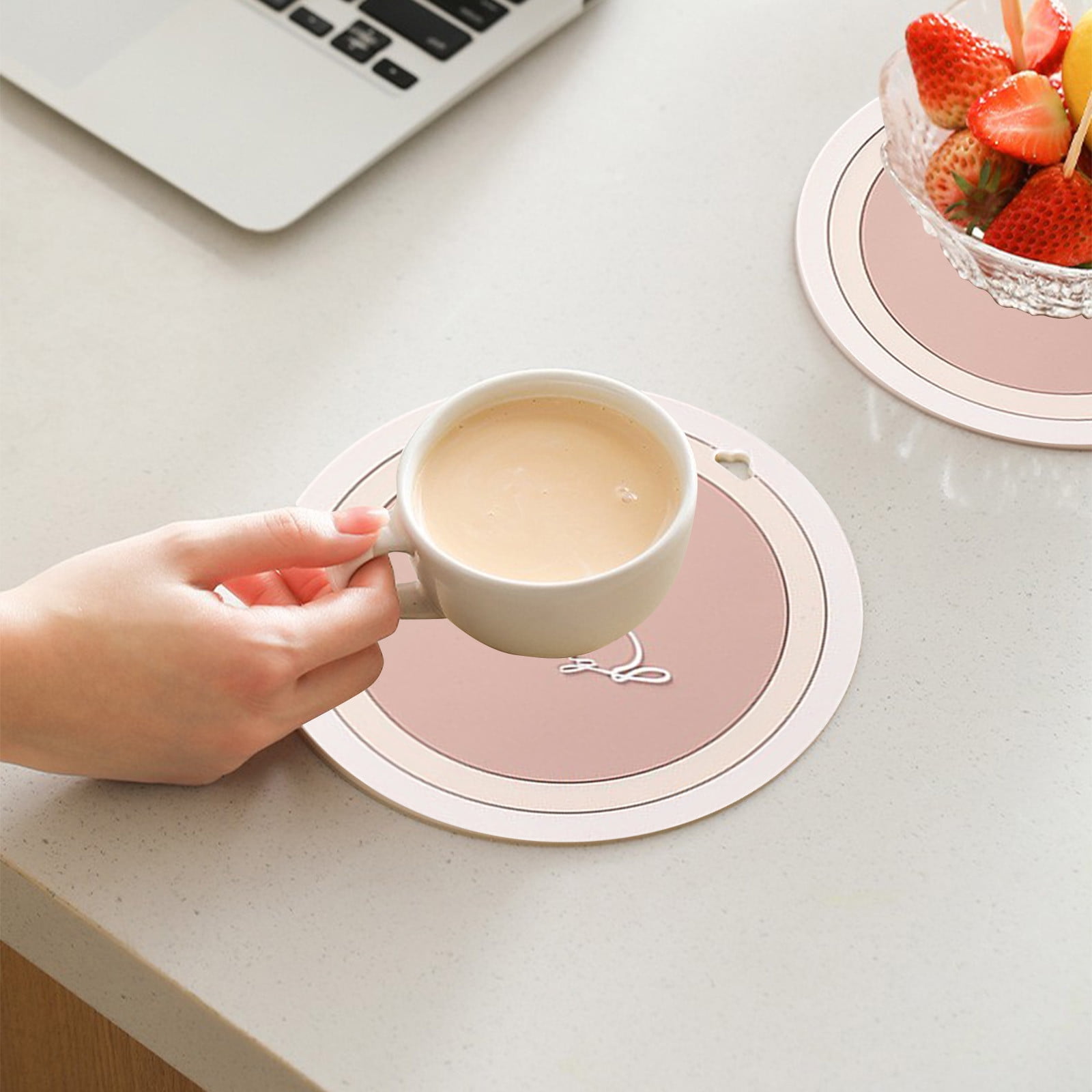 StSilkitty Non Slip Heat Resistant PVC Table Mat Multipurpose Kitchen ...