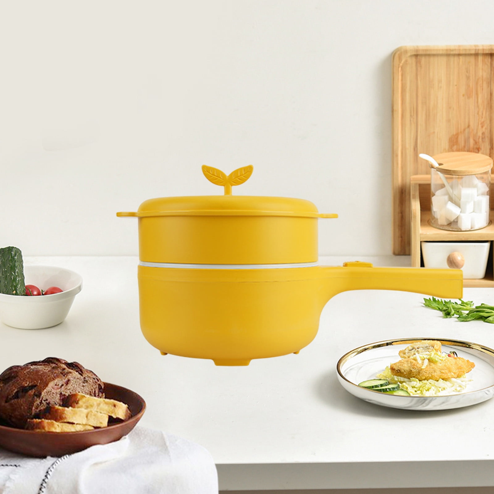 StSilkitty Portable Electric Heated Lunch Box Stainless Steel Container ...