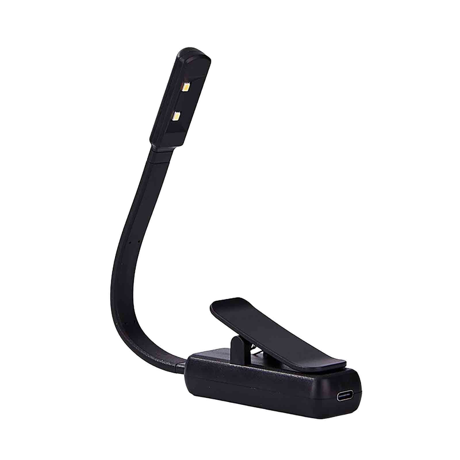 StSilkitty Rechargeable LED Book Light with 360° Adjustable Gooseneck ...