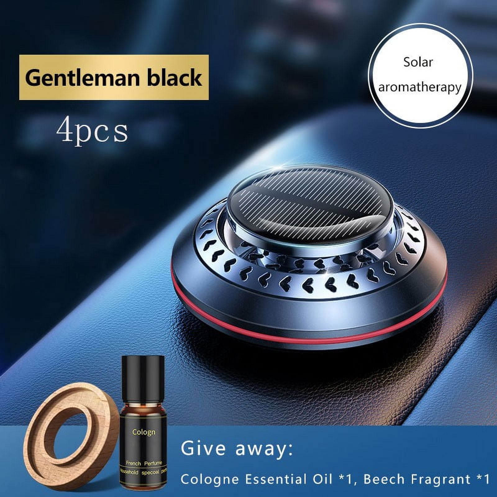 StSilkitty Solar Powered Rotating Car Aromatherapy Kit with Long ...