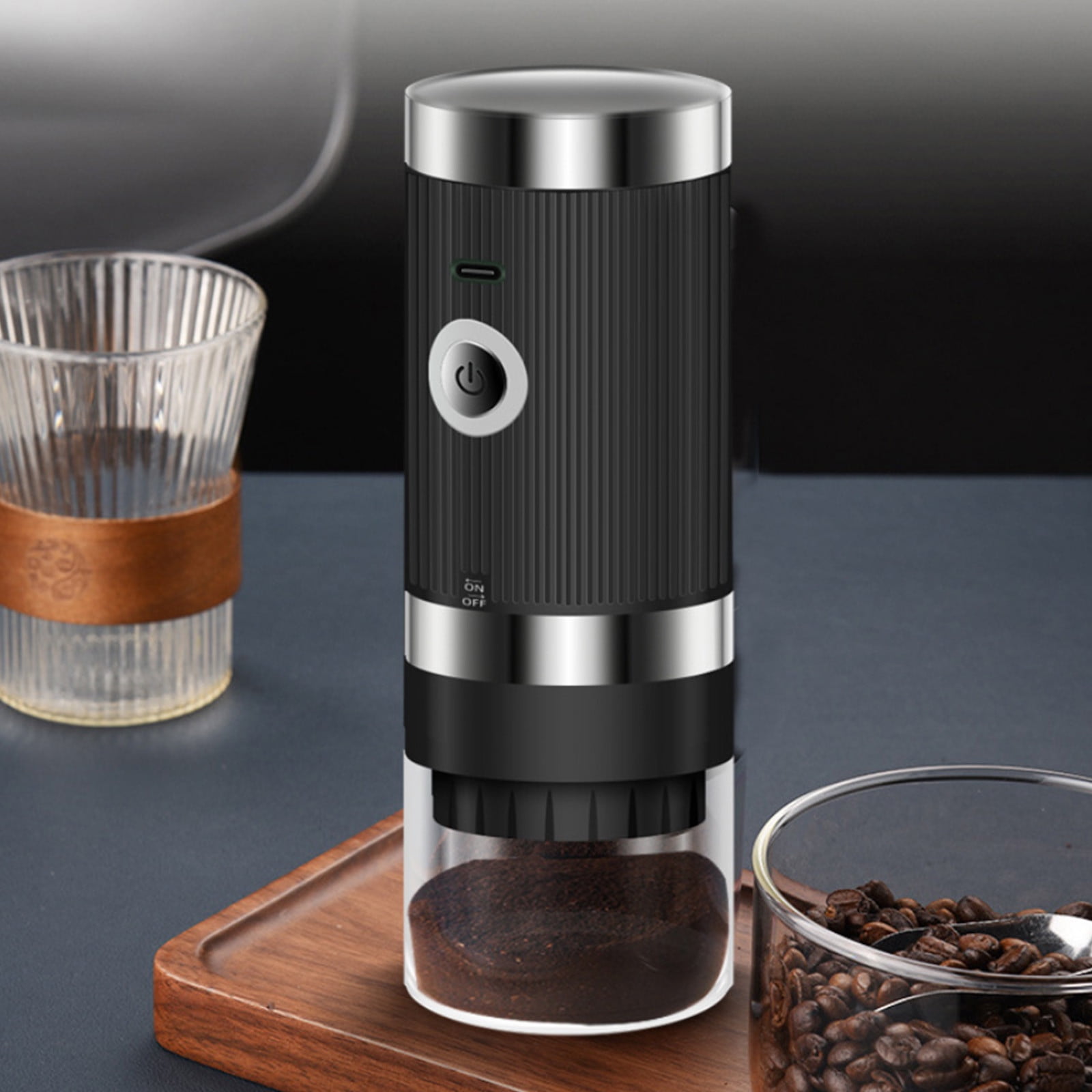 StSilkitty Wireless Portable Electric Coffee Grinder with USB Charging ...