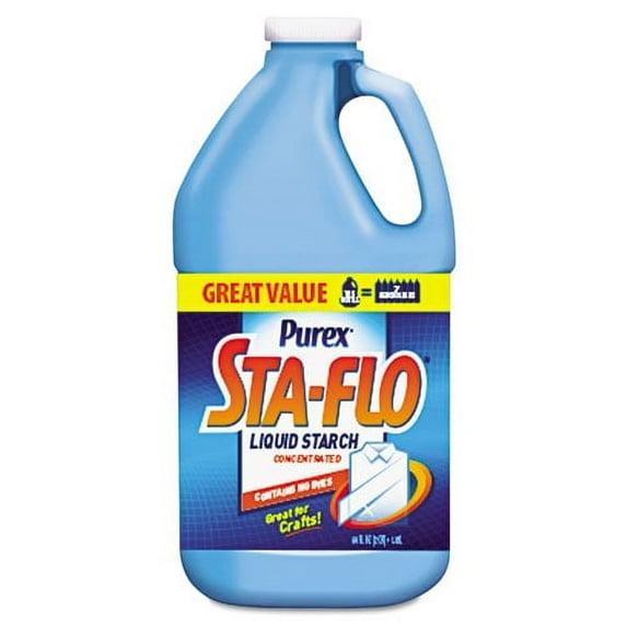 Sta-Flo Concentrated Liquid Starch, 64 Oz Bottle, 6-Pack Carton for ...