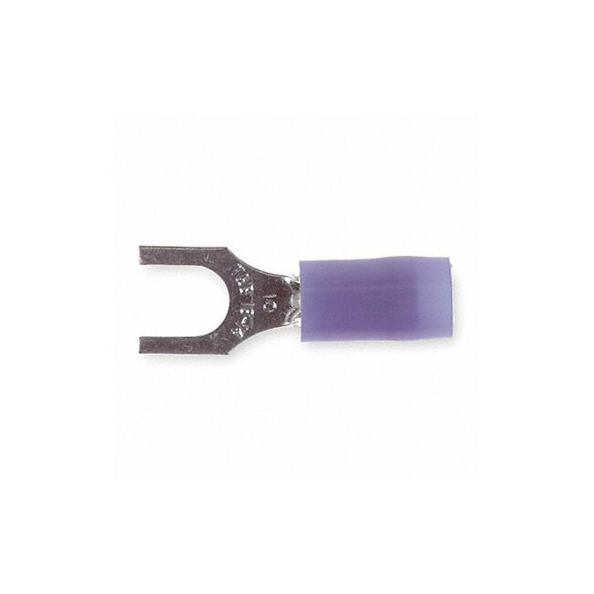 Sta-Kon Fork Terminal,Tin,Copper,Blue,PK100 RB14-10F - Walmart Business ...