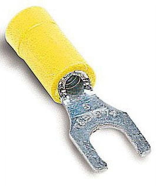 Sta-Kon Fork Terminal,Tin,Copper,Yellow,PK50 10RC-6FL - Walmart.com