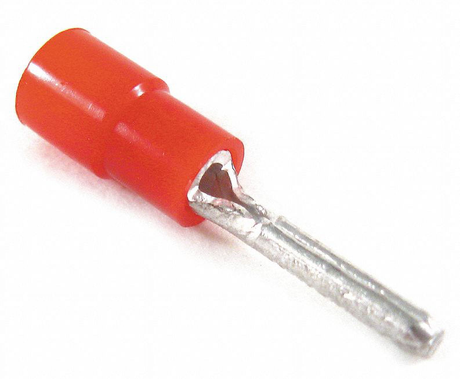 Sta-Kon Pin Terminal,Red,22 AWG,18 AWG,PK100 18RA-47PT - Walmart.com