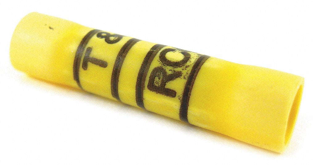 Sta-Kon SpliceCon,Crimp,Vinyl,Yellow,PK50 2RC10X - Walmart.com