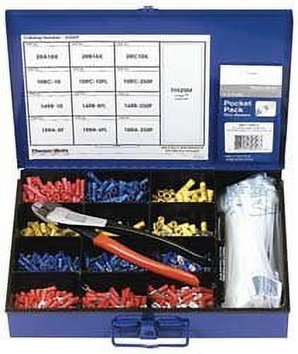 Sta-Kon Electrical Crimper Wire Terminal Kit with Hand Tool, 1102 pcs ...