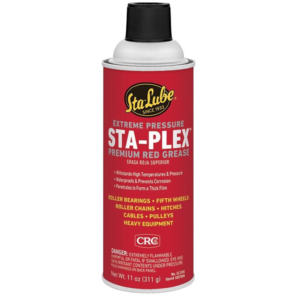 Sta-Lube SL3192 Sta-Plex Premium Red Grease - 11 oz. - Walmart.com