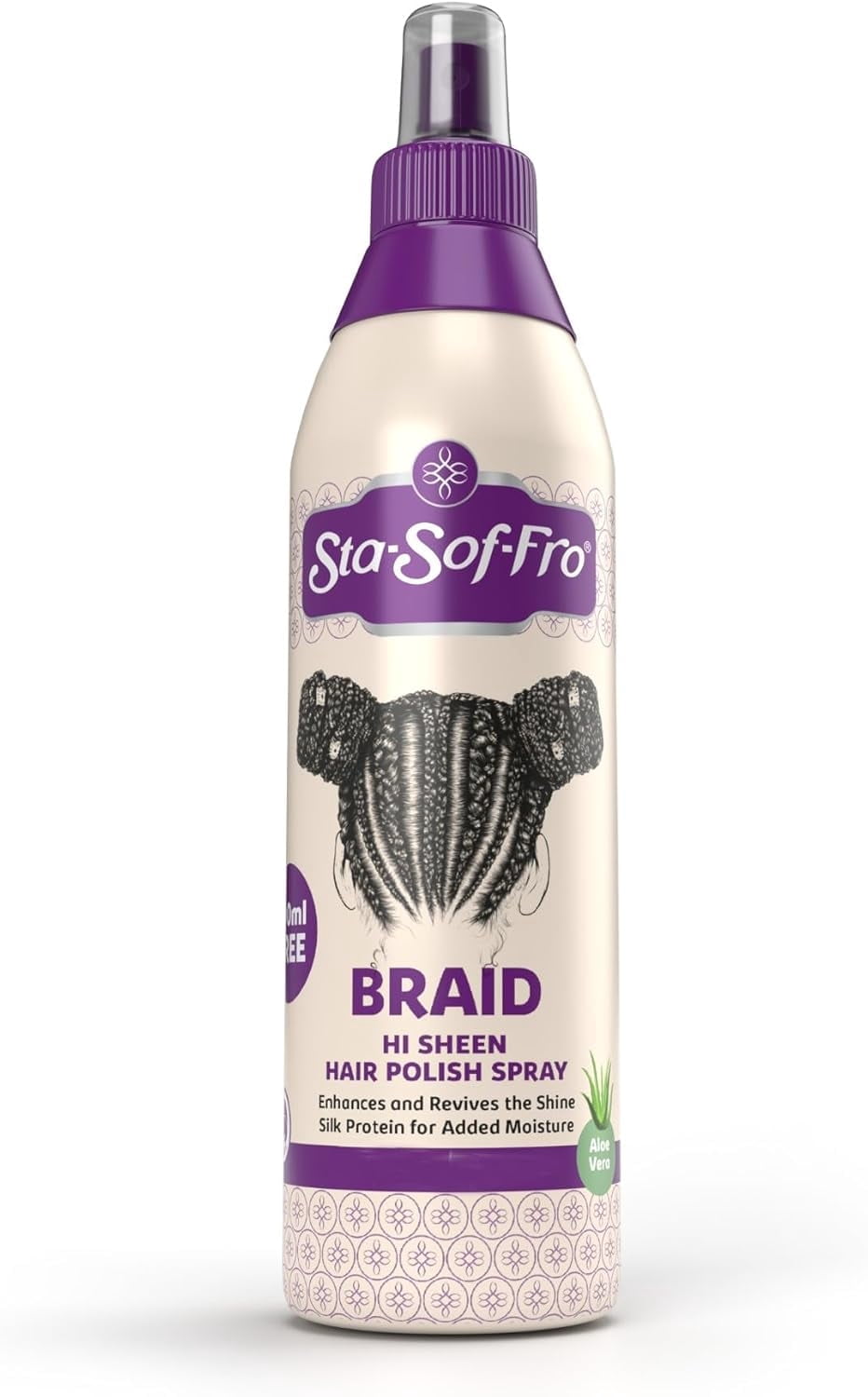 Sta-Sof-Fro Braids Hi Sheen Polish Spray 350ml - Walmart.com