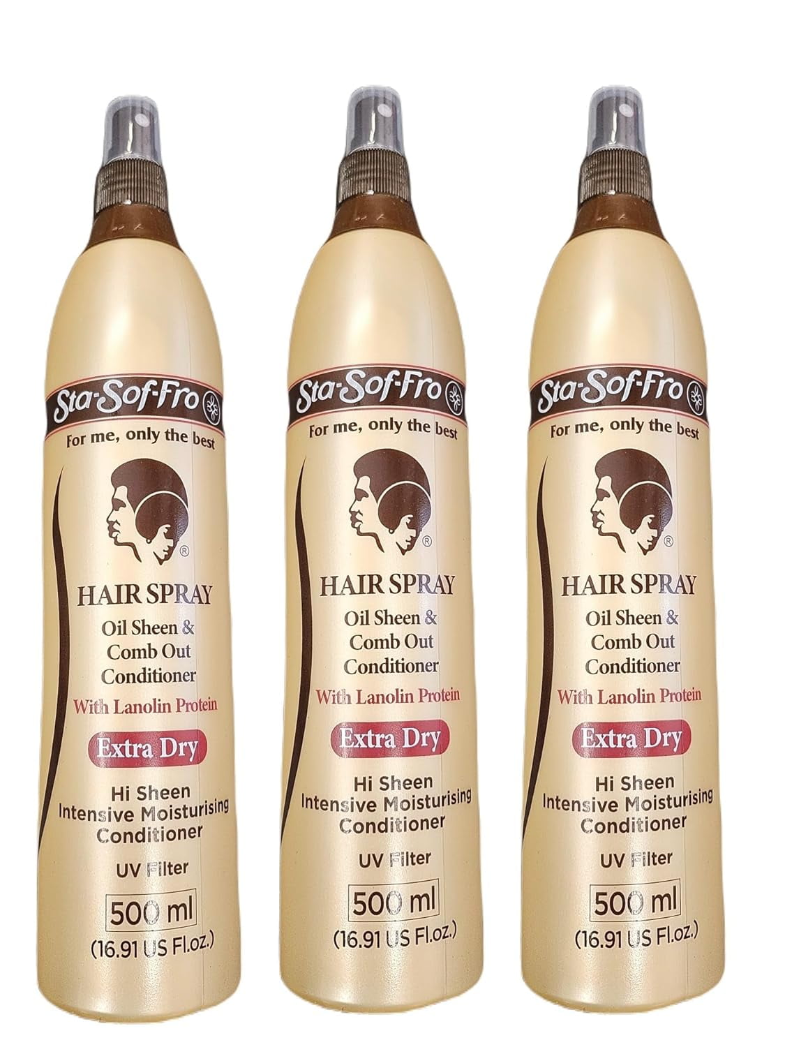 Sta-Sof-Fro Hair & Scalp Spray 16 Ounce X-Dry (473ml) (3 Pack ...