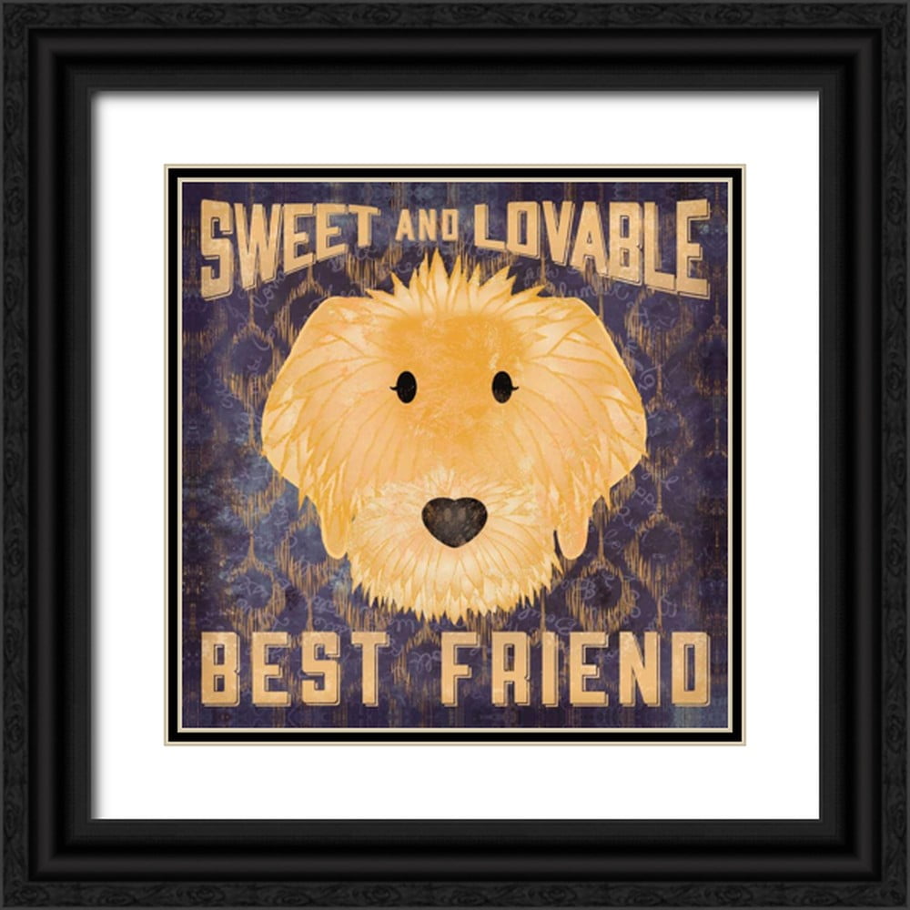 Sta Teresa, Ashley 12x12 Black Ornate Wood Framed with Double Matting ...