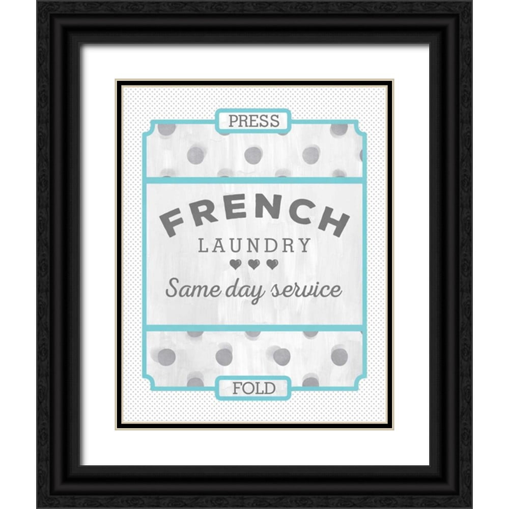 Sta Teresa, Ashley 20x24 Black Ornate Wood Framed with Double Matting ...