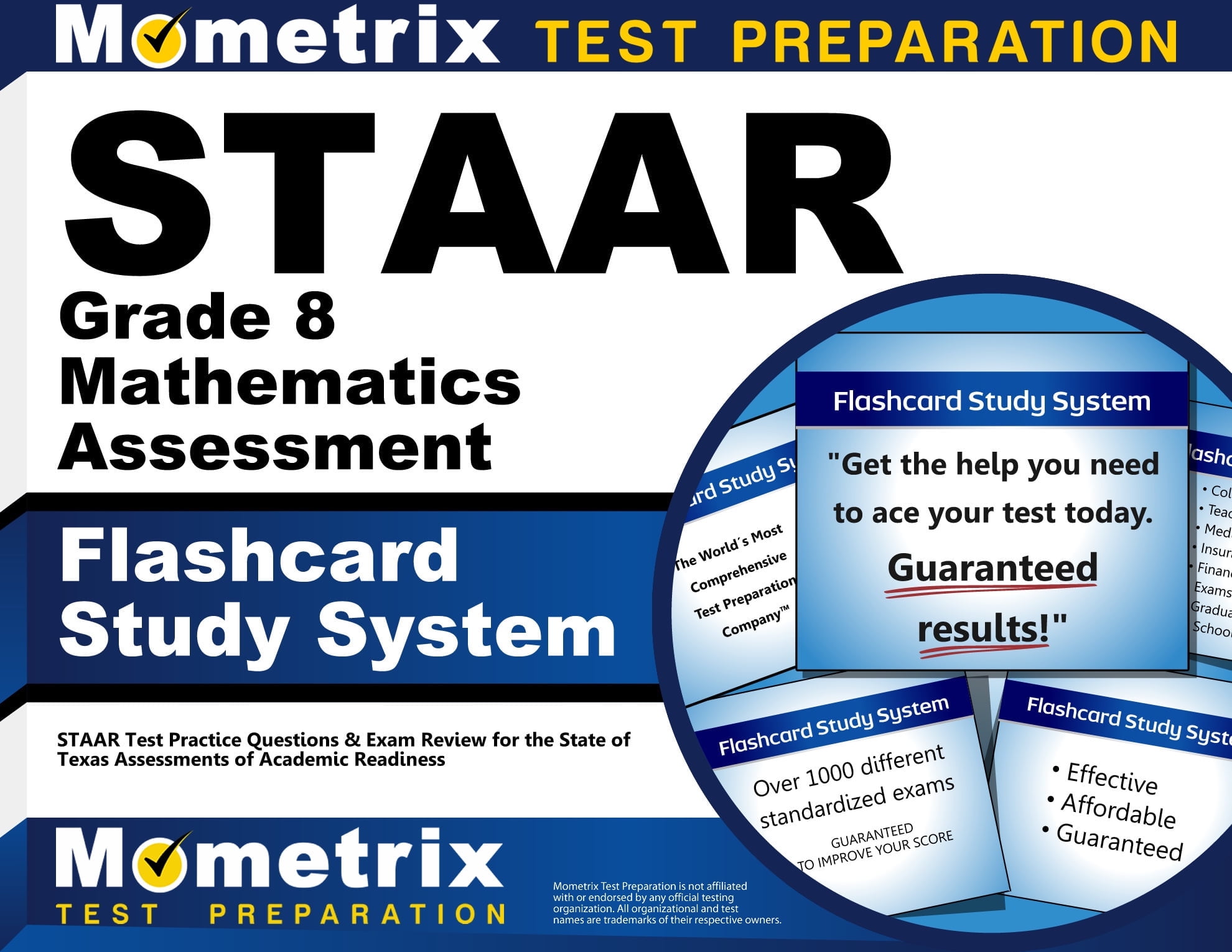 Staar Grade 8 Mathematics Assessment Flashcard Study System : Staar ...