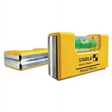 Stabila 11995 Compact Magnetic Pocket Level Pro w/ Holster - Walmart.com