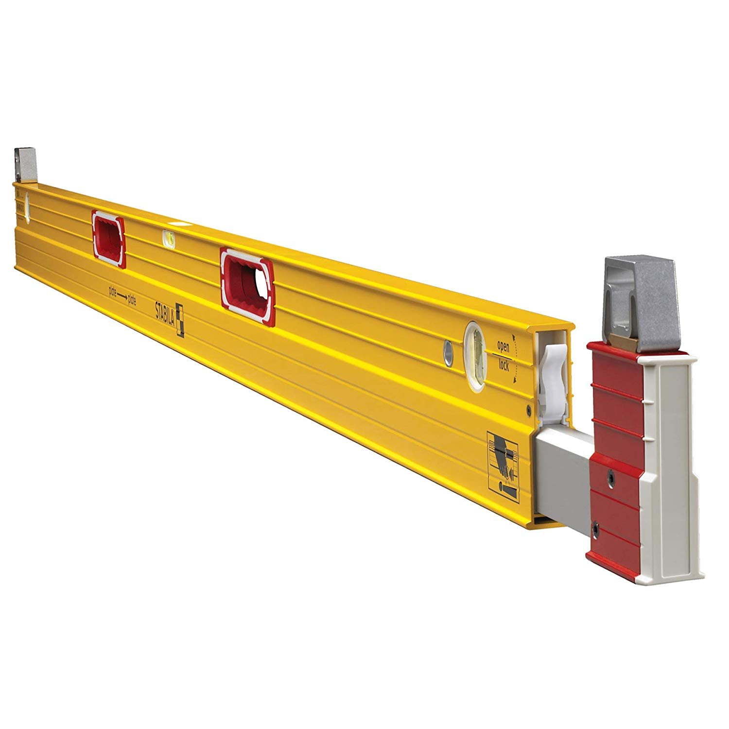 Stabila 35610 Type 106T Extendable Plate Level 6-10 Feet with Removable ...