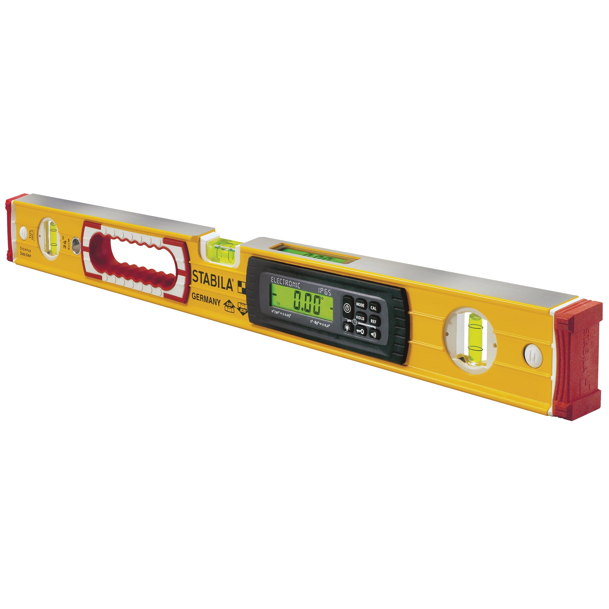 Stabila 36524 24-Inch Yellow IP65 Digital Electronic Level Measuring ...