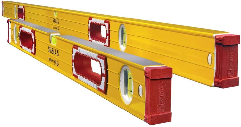 Stabila 37532 Jamber 78-Inch and 32-Inch Aluminum Box Beam Level Set ...