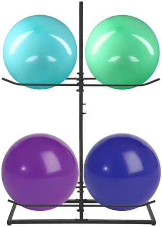 Stability Ball Rack, Exercise Ball Stand, Gym Ball Storage Stand, for ...