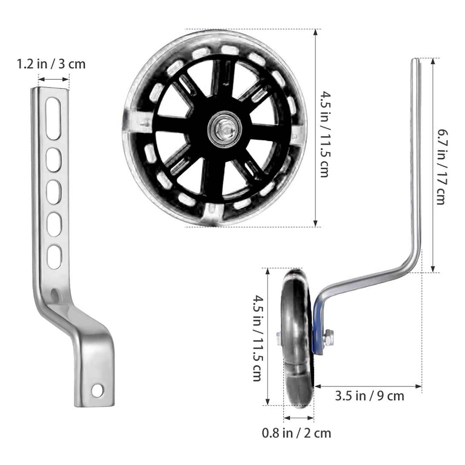 Stabilizer wheels Universal Child Bike Wheels Auxiliary Bicycle stab ...