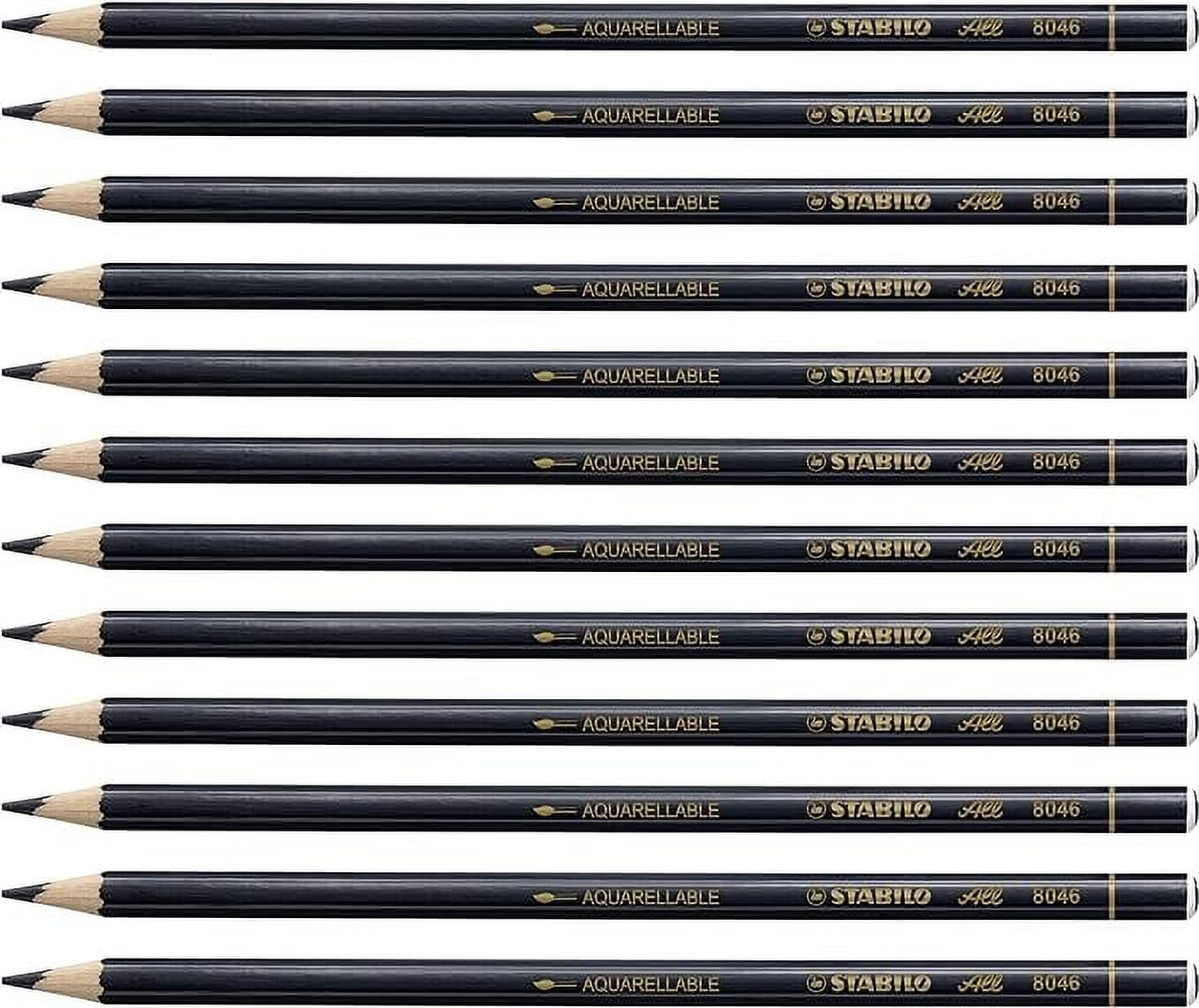 Stabilo-All Pencil 8046 Black 12 Pack - Walmart.com
