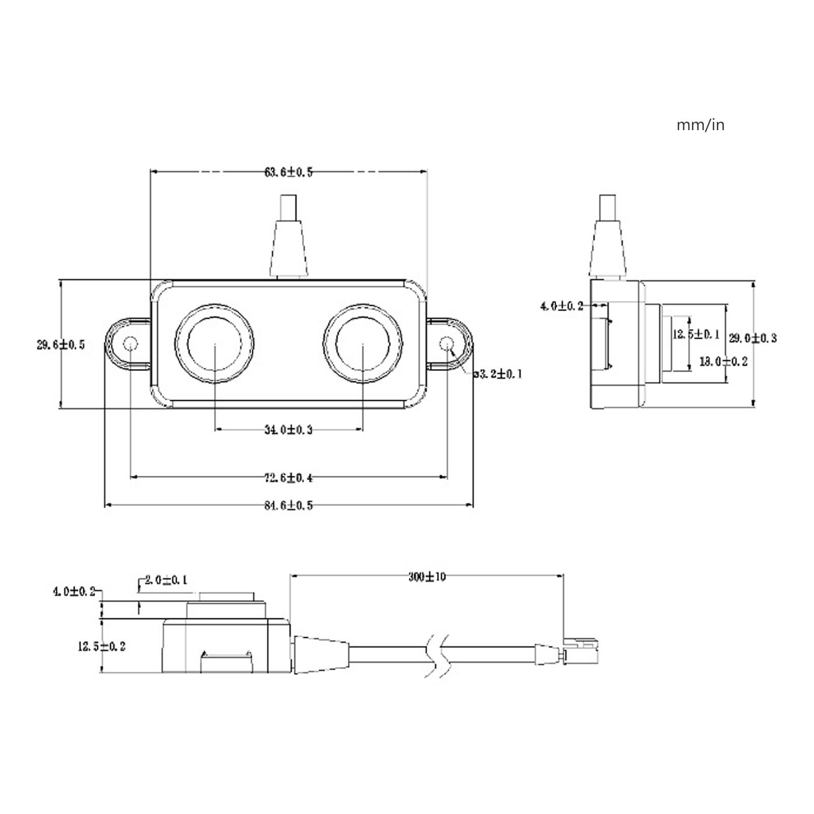 Stable Accurate Distance Sensor: 3.3V,5V Power, Temp Compensation, Low ...