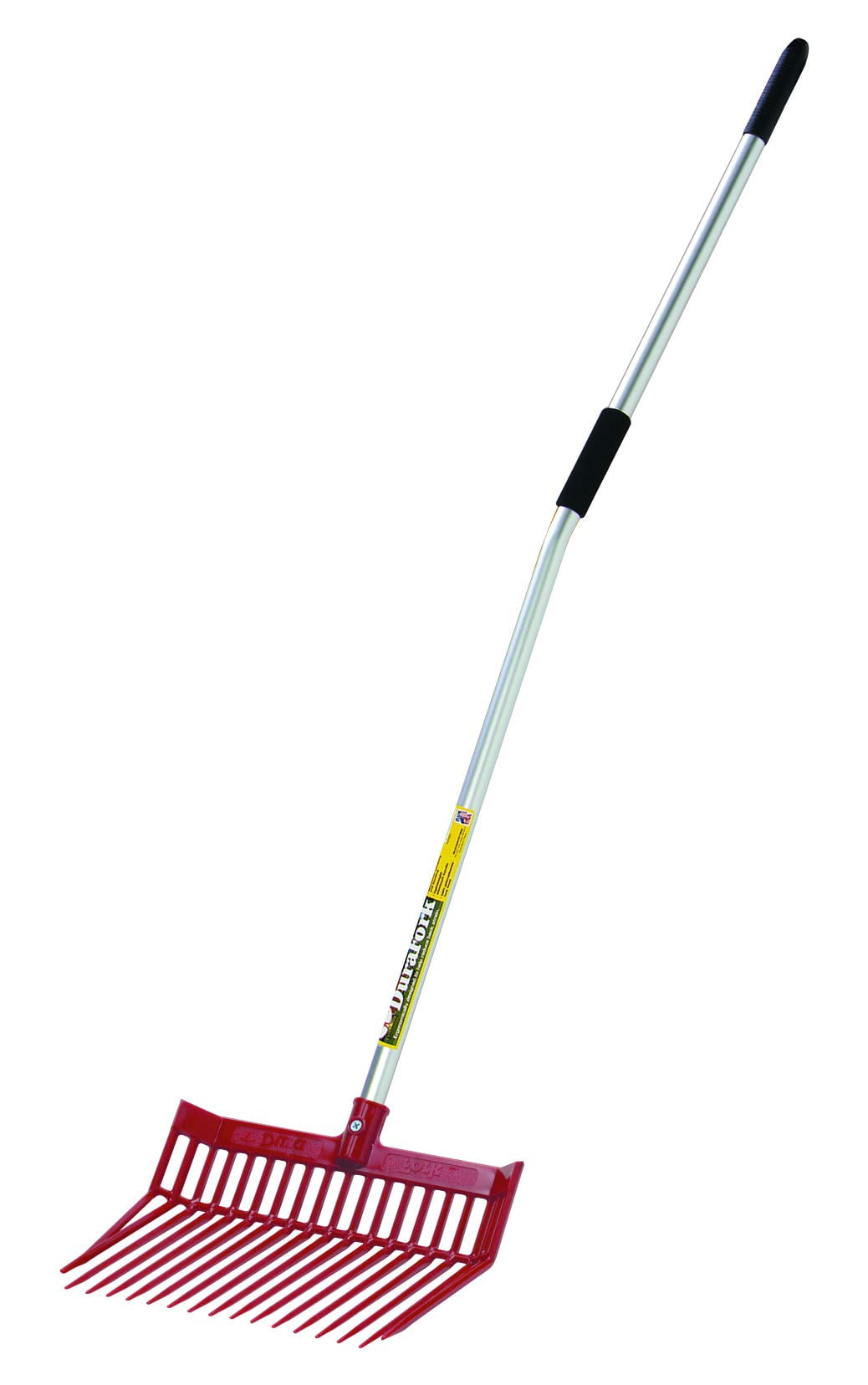 Stable Manure Fork with Polycarbonate Tines, DuraFork Red Pitch Fork ...