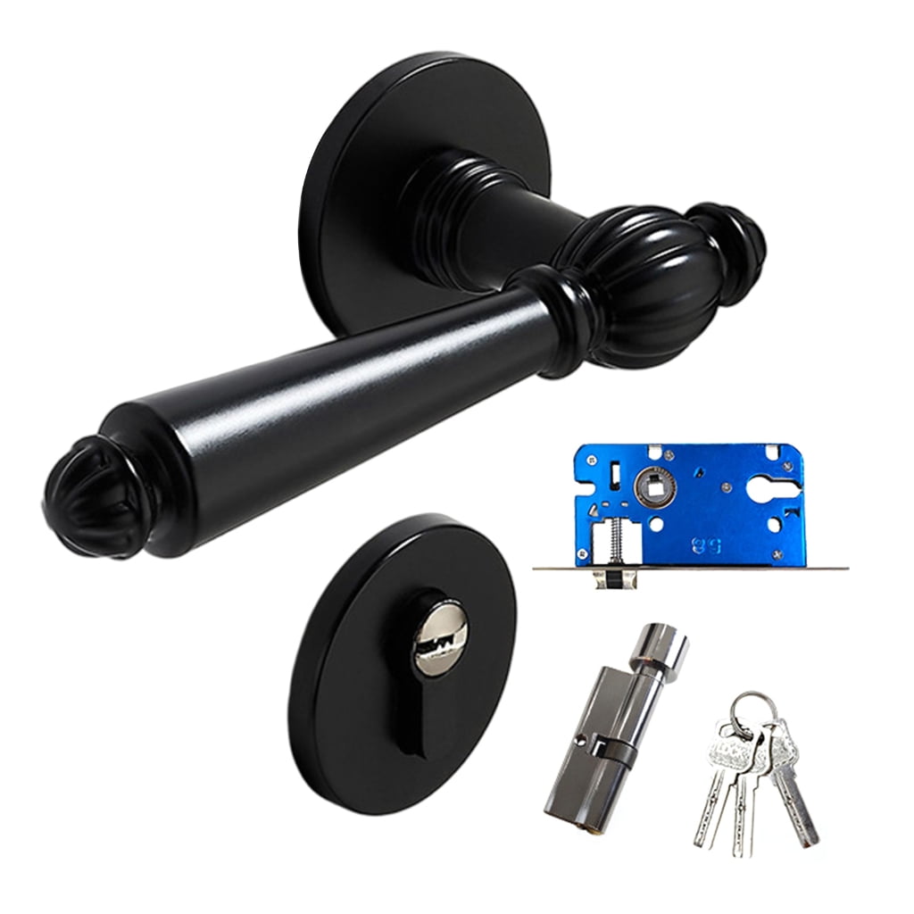 Stable Metal Alloy Door Handle Set Bedroom Door Lockset Simple ...