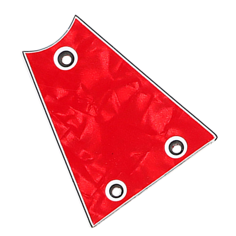 Raindrops Red Metal Truss Rod Cover with Smooth Edges Guitar Decoration ...