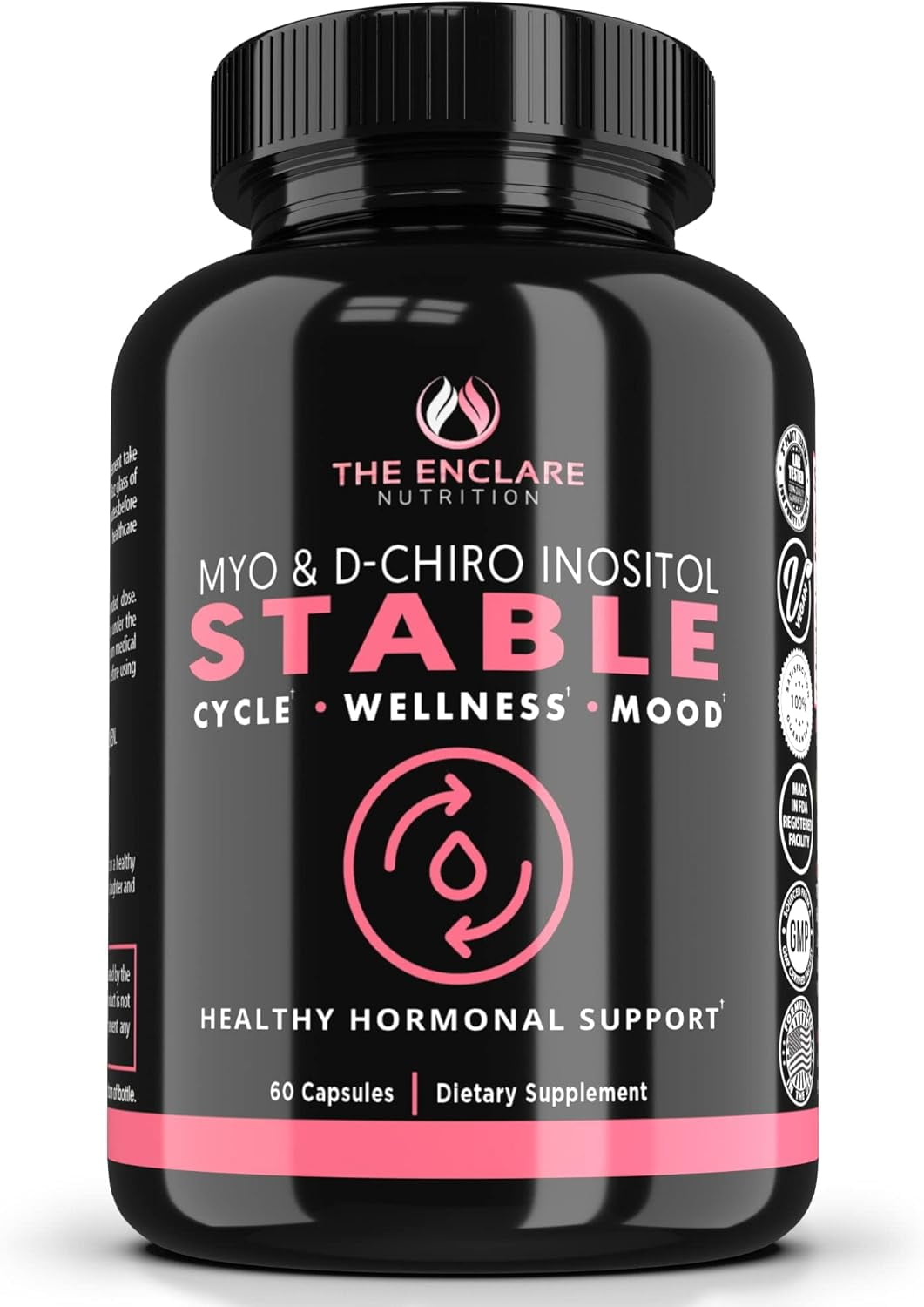 The Enclare Nutrition Myo & D-Chiro Inositol, 40:1 Blend Hormone ...