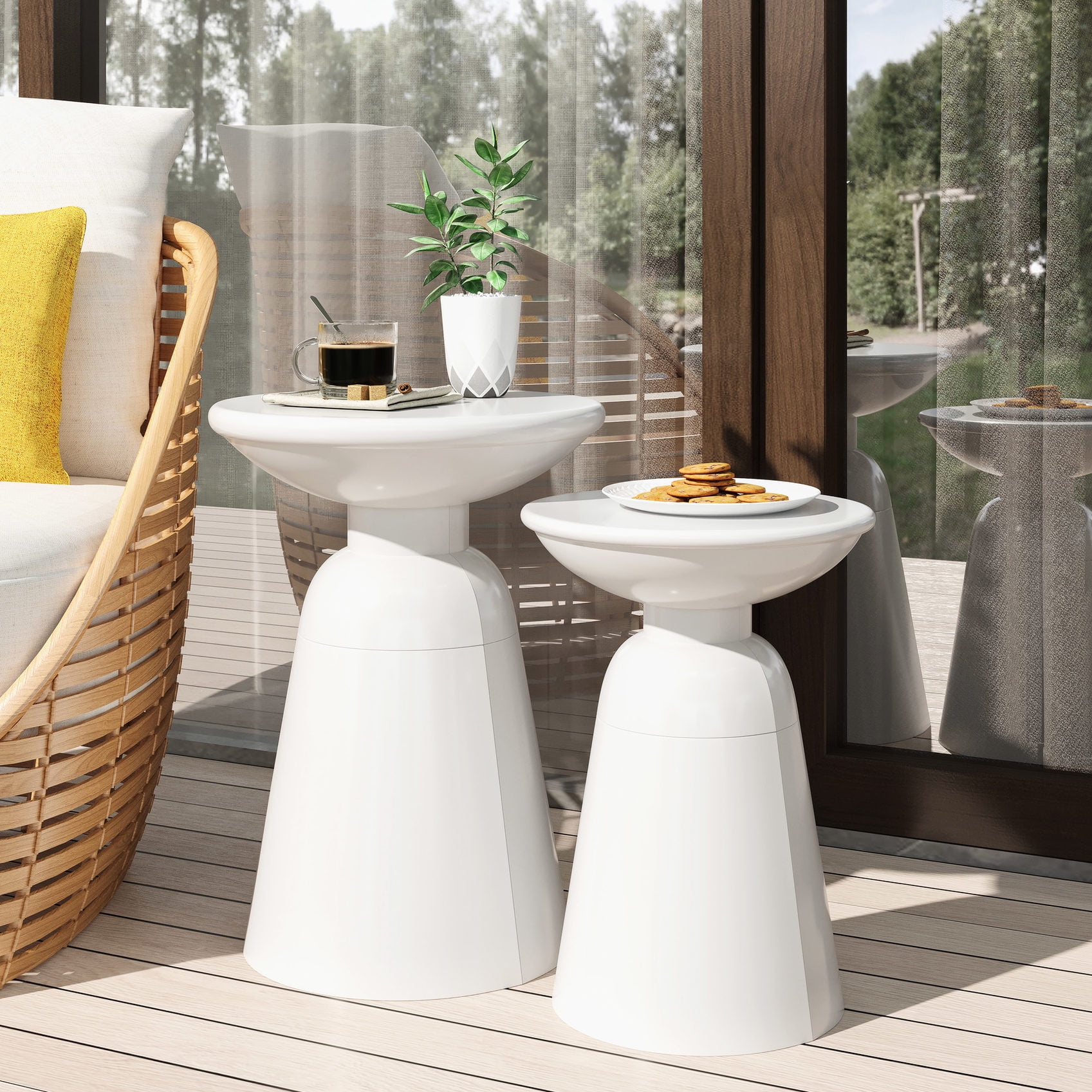 Stable Pedestal Side Table - Place Your Necessities Securely in Style ...