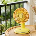 Stable Round Base Rechargeable Fan, anti-drop stable standing structure ...