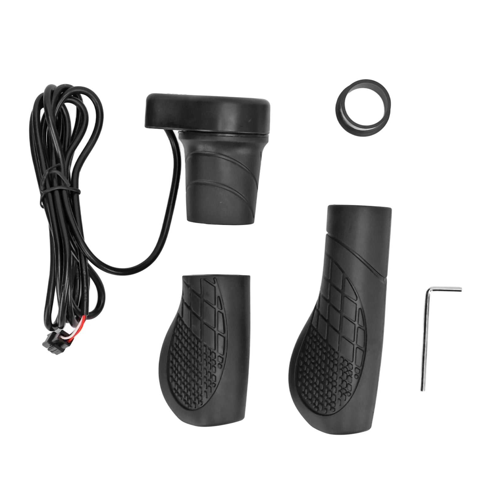 Stable Speed Control Electric Bike Half Throttle Grip, Compatible With 22Mm Handlebars, Electric ...