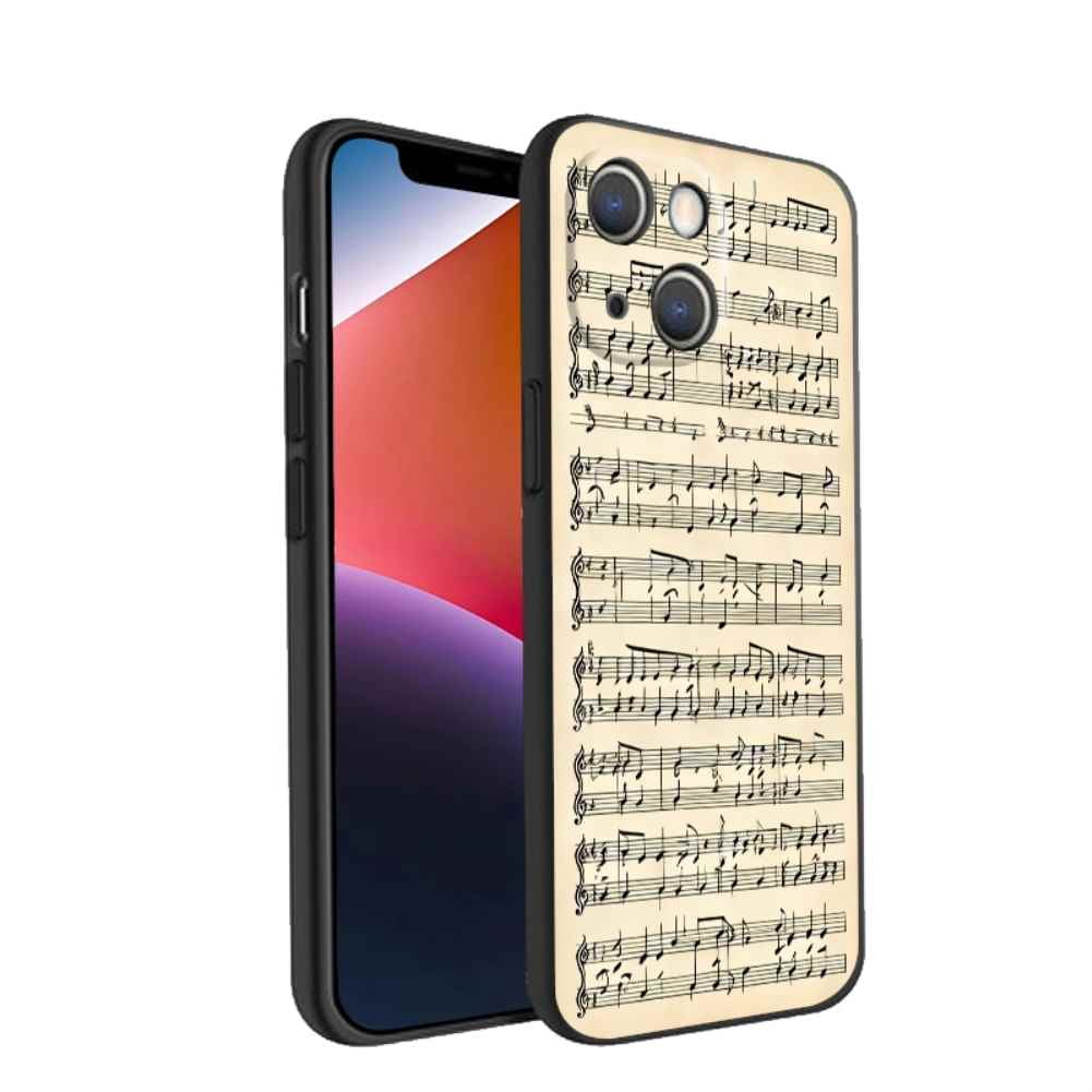 Stable-music-sheet-motifs-0 phone case for iPhone 14 for Women Men ...