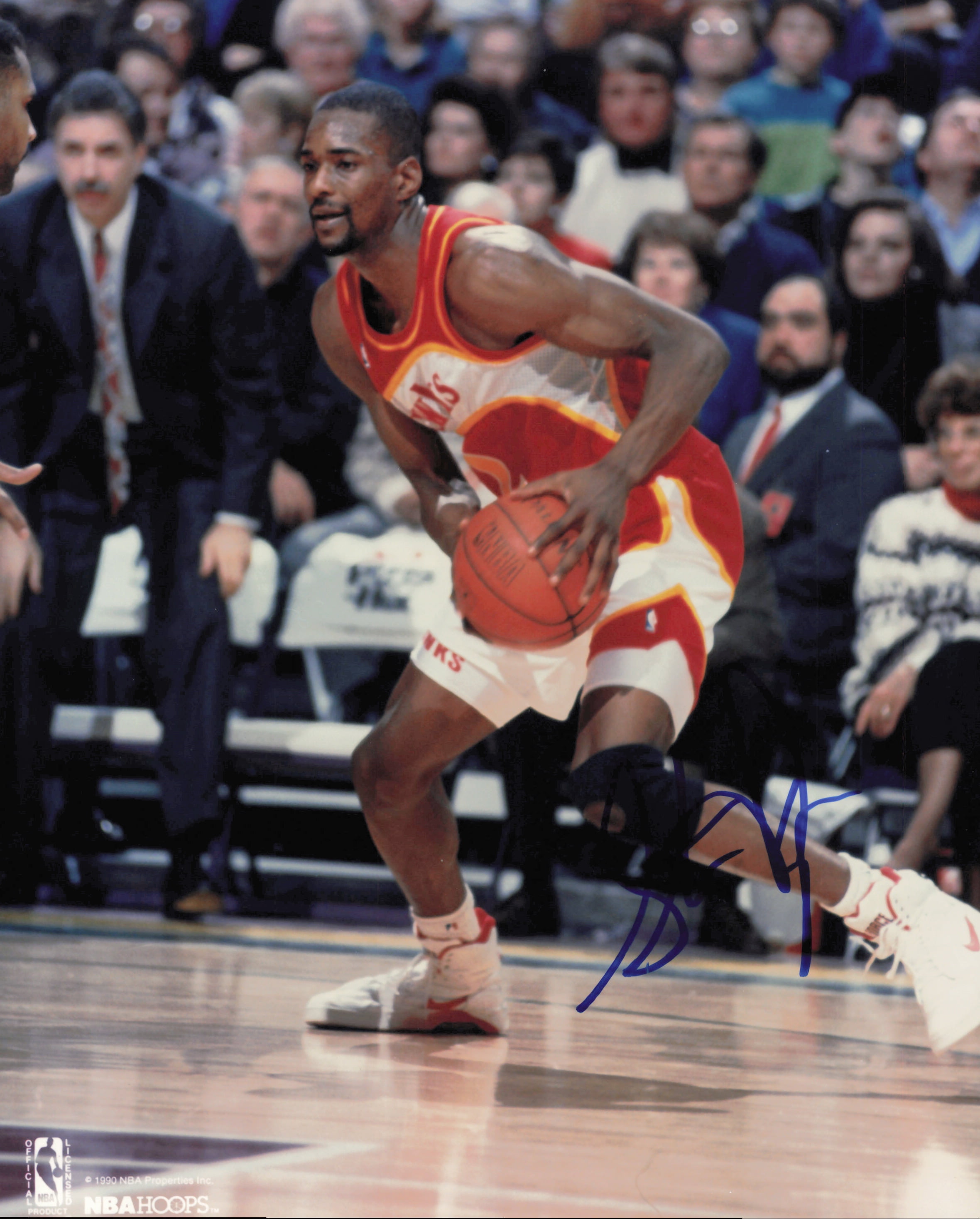 Stacey Augmon Autographed 8x10 Photo Atlanta Hawks SKU #246014 ...