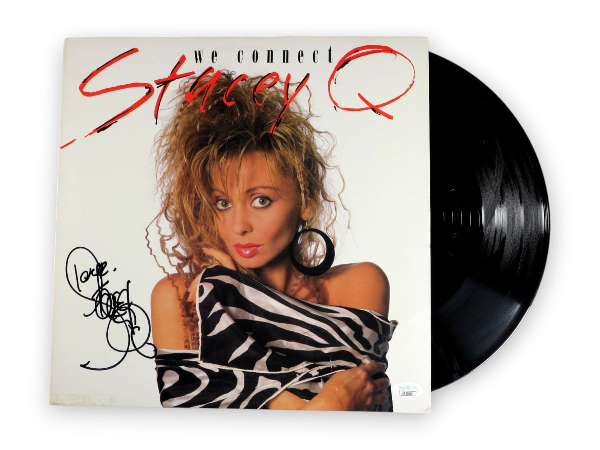 Stacey Q Signed Autographed Record Album Cover We Connect Single JSA ...