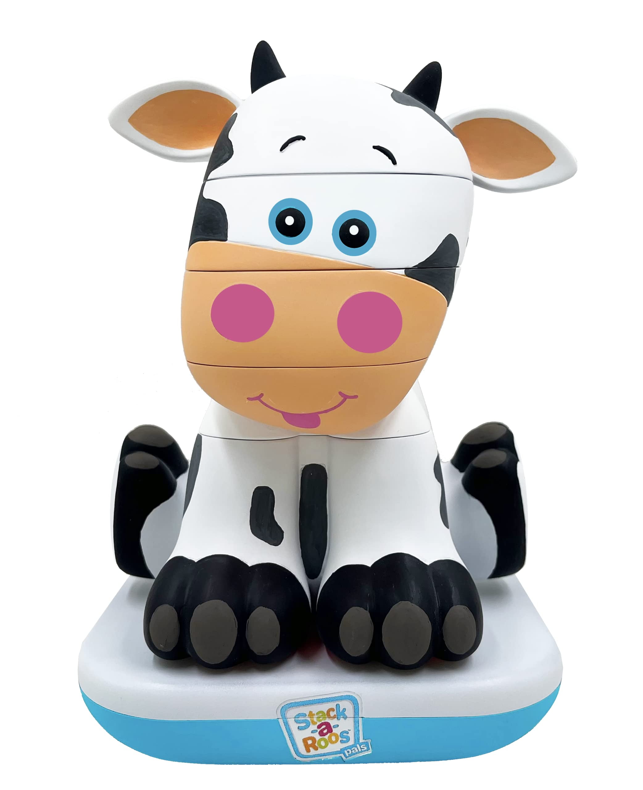 Stack-A-Roos Baby Cow By Salus Brands - Animal Stacking Toy ...