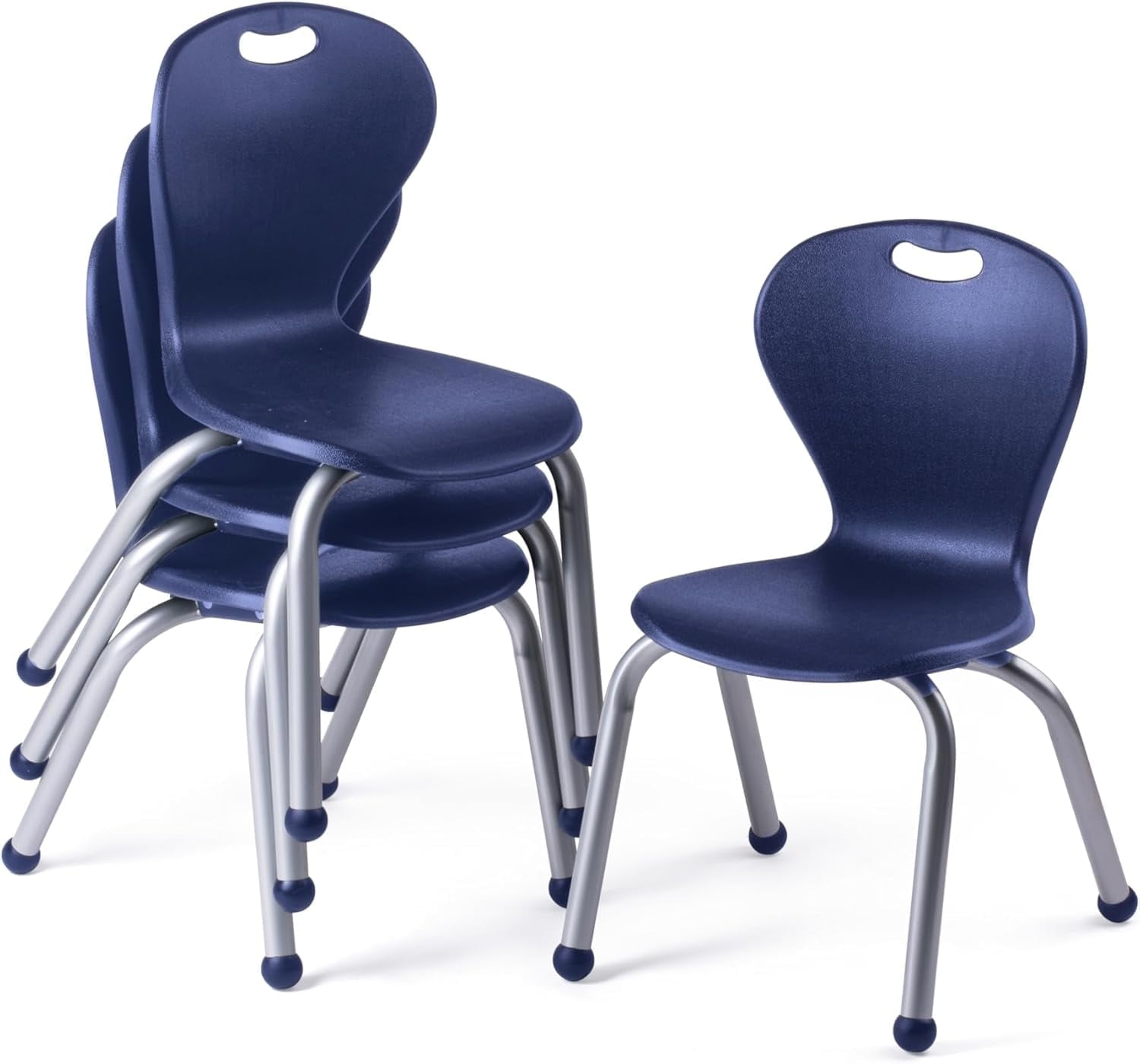 Schooled Student Stackable Chairs Ergonomic Molded Seat Shell Classroom ...