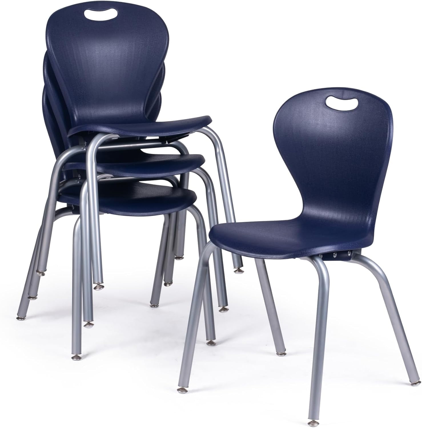 Schooled Student Stackable Chairs Ergonomic Molded Seat Shell Classroom ...