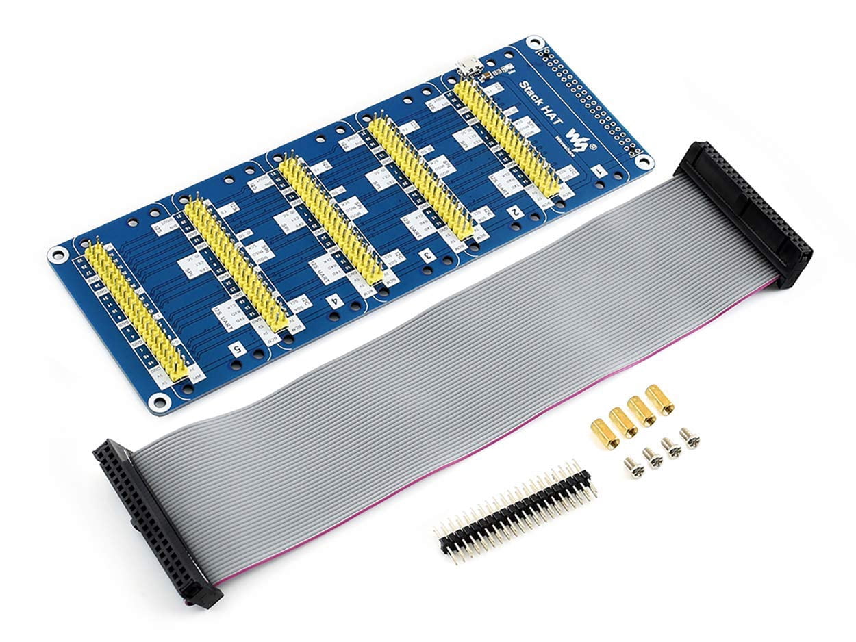Stack HAT Raspberry pi SSF20 I/O Expansion Shield Onboard 5 Sets 2x20 ...