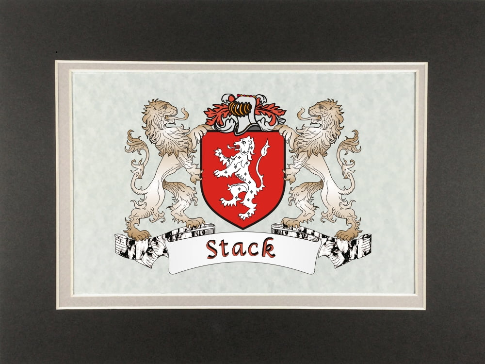 Stack Irish Coat of Arms Print - Frameable 9" x 12" - Walmart.com